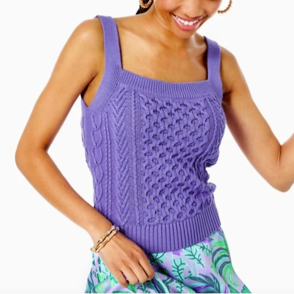 Lilly Pulitzer | Tops | Lilly Pulitzer Lavender Knit Tank Top | Poshmark